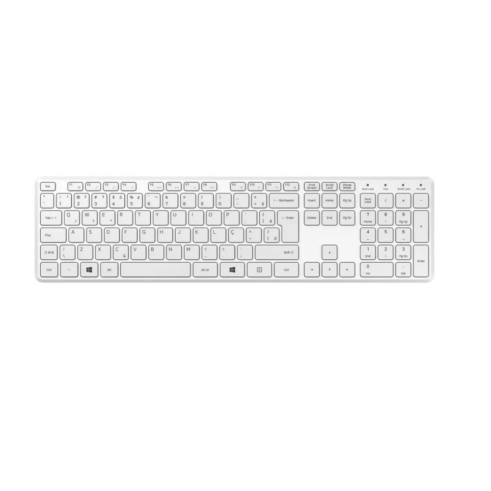 Teclado Sem Fio Samsung All in One E3 - Branco - Mobcom Loja Online