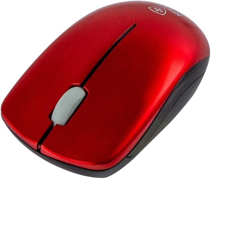 Mouse Sem Fio Vermelho V2 KE-M216 - Mobcom Loja Online